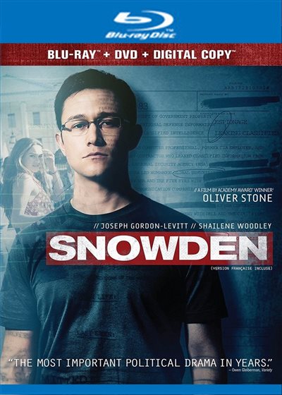 Snowden - Blu-ray - 025192392085 - United States - 12/27/2016 - My ...
