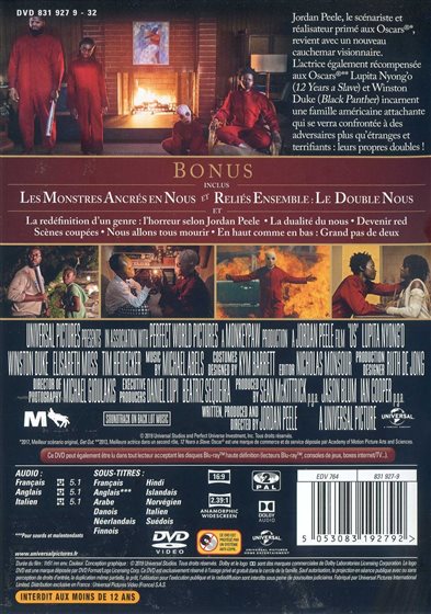 Us - DVD - 5053083192792 - Netherlands - 7/24/2019 - My Movies - The ...