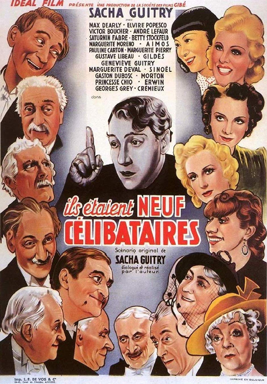 Ils étaient neuf célibataires - (1939) - My Movies - The Movie & TV ...